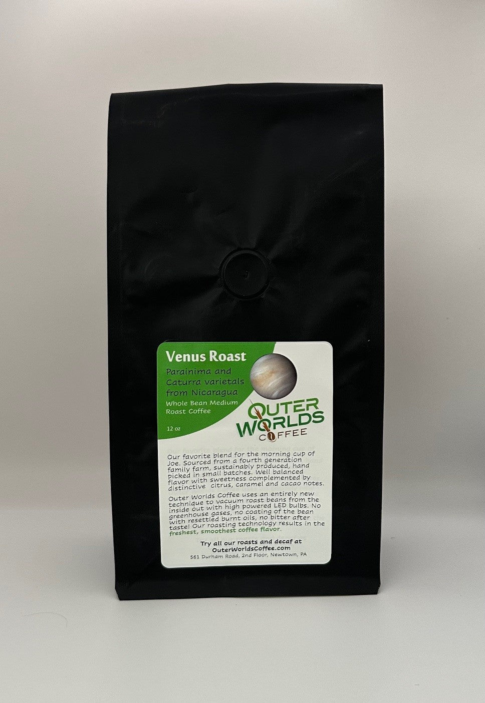 Venus Whole Bean Coffee – Outer Worlds Coffee